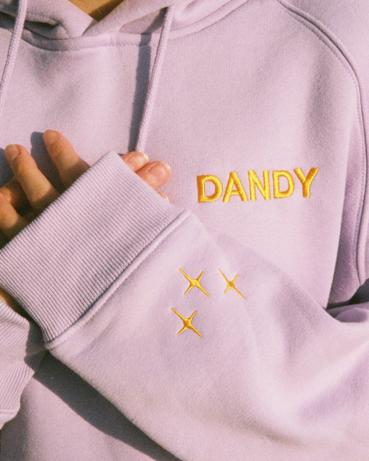 "Gift Giving" Oversized Lux Hoodie in Lavender – Dandy Worldwide