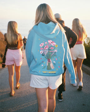 "Gift Giving" Oversized Lux Hoodie in Blue – Dandy Worldwide