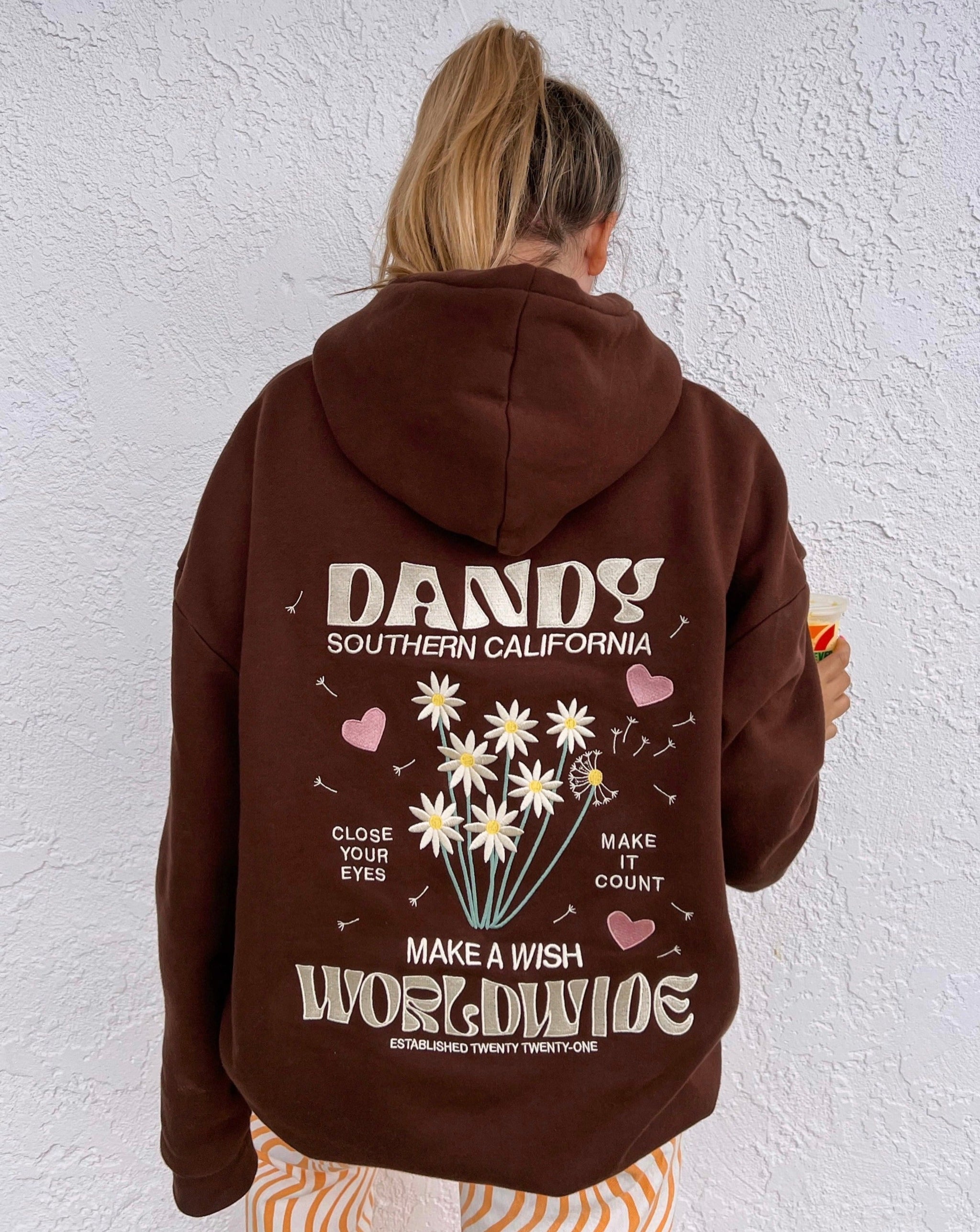 "Make a Wish" Embroidered Hoodie – Dandy Worldwide