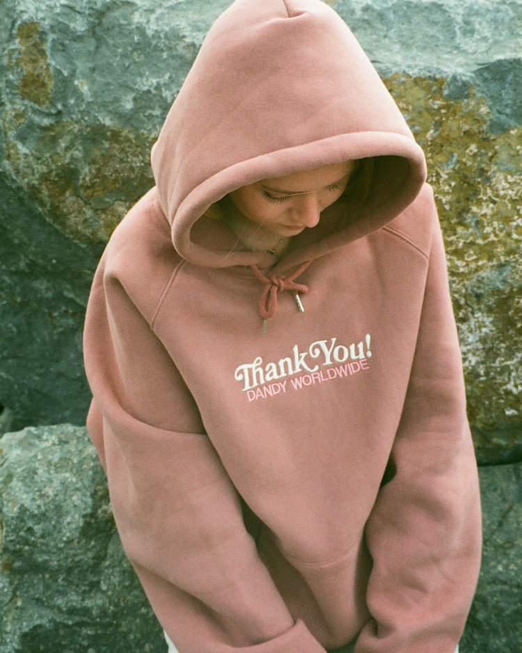 "Quality Time" Oversized Lux Hoodie in Light Brown – Dandy Worldwide